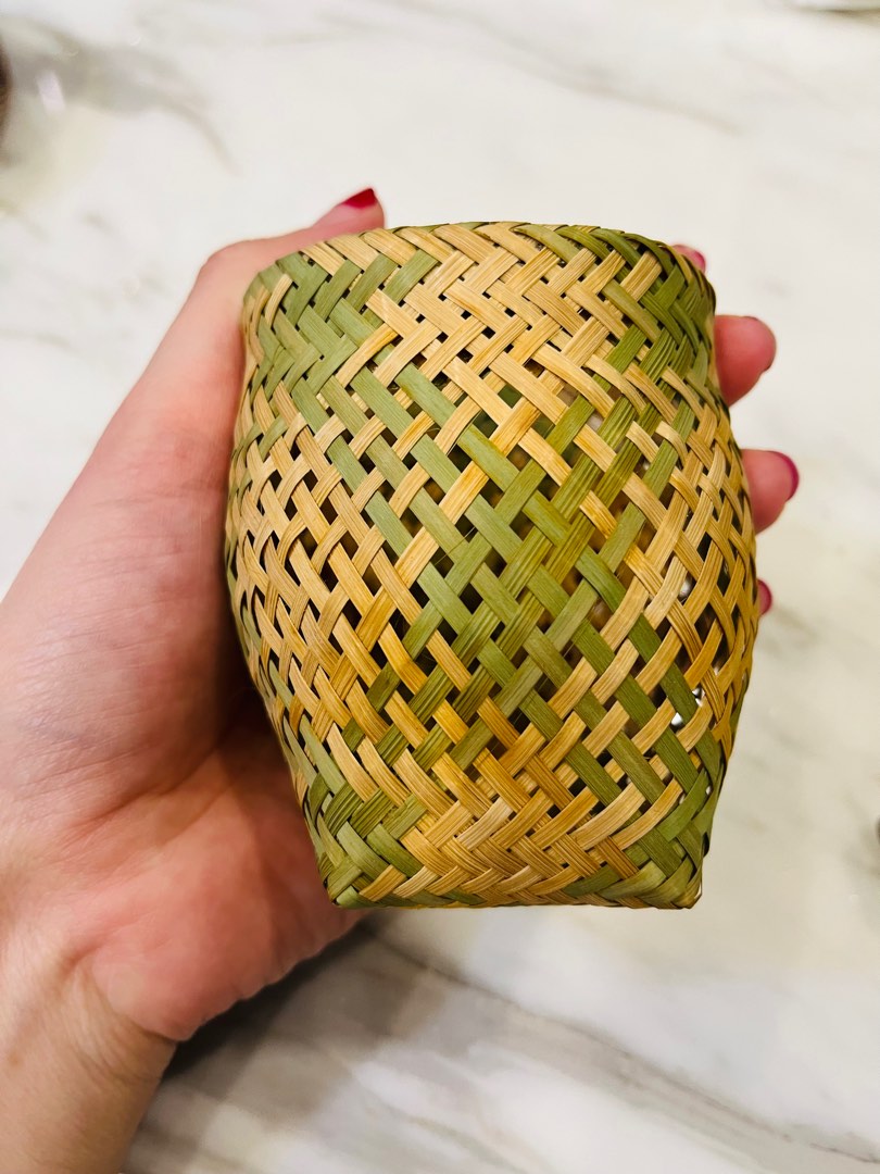 Rattan Mini Basket Box Bakul Rotan Kecil, Furniture & Home Living, Home ...