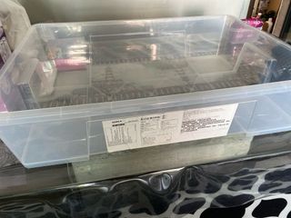 IKEA Samla Transparent Box with Wheels 130L, Furniture & Home Living ...