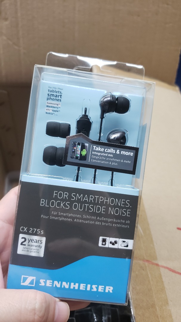 Sennheiser 入耳式耳機 CX 275s, 音響器材, 耳機 - Carousell