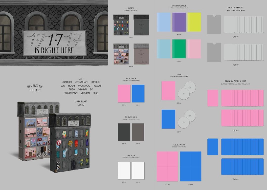 SVT 17 IS RIGHT HERE BEST ALBUM SEALED, Hobbies & Toys, Collectibles ...