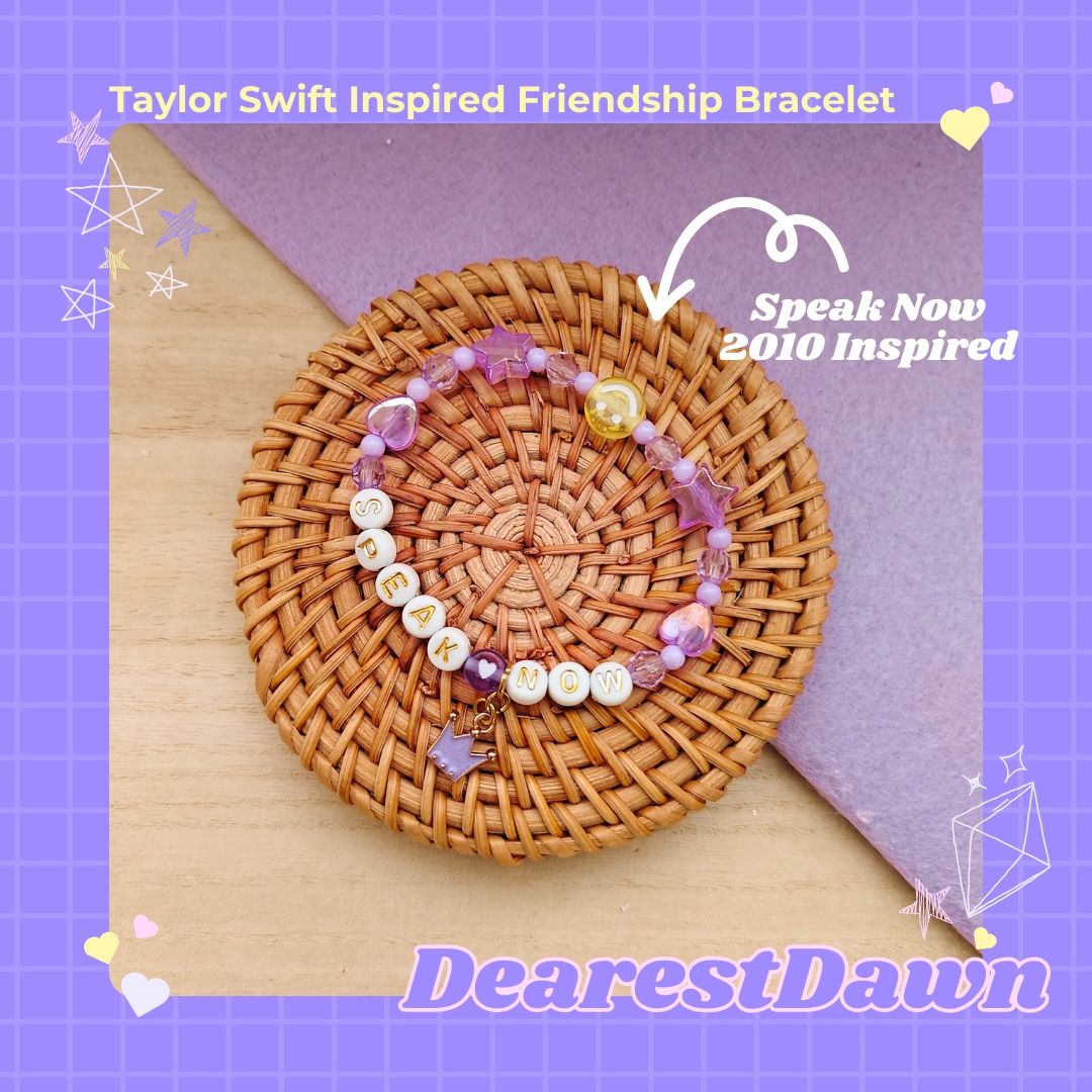 Taylor swift THE ERAS TOUR Inspired Friendship bracelet by DEARESTDAWN ...