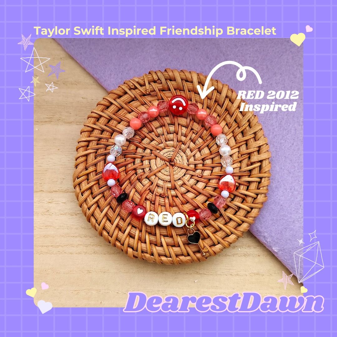 Taylor swift THE ERAS TOUR Inspired Friendship bracelet by DEARESTDAWN ...