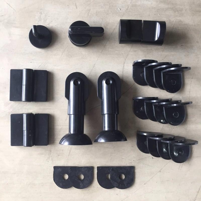 Toilet partition nylon black, Commercial & Industrial, Construction ...