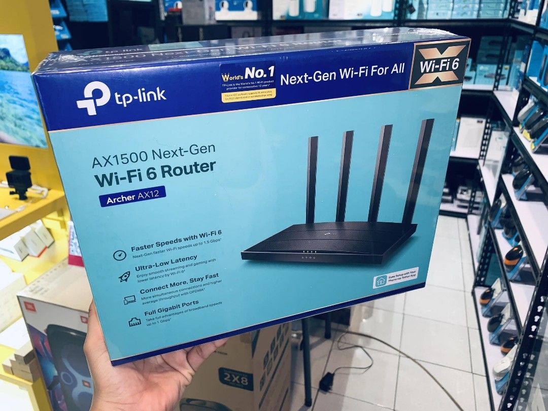 TP-Link Archer AX12 AX1500 Next-Gen WiFi 6 Gigabit Router, Computers ...