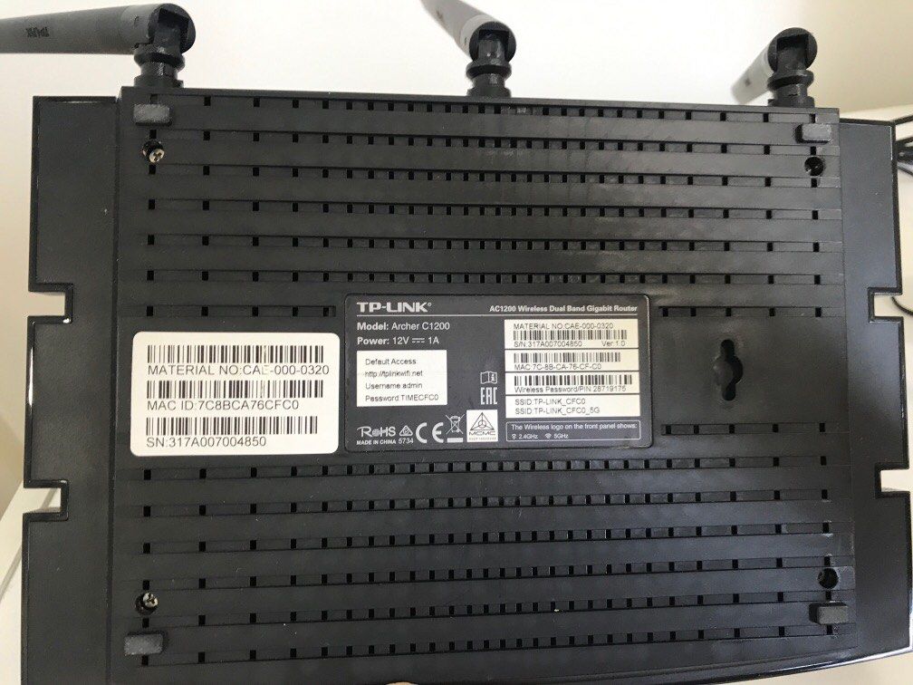 TP-Link Router AC1200 Wireless Dual Band Gigabit Router, Computers ...