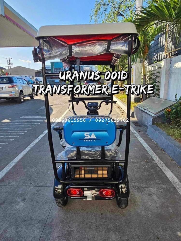 URANUS MINI 2024 TWO TONE TRANSFORMER 3 WHEELS E-TRIKE WITH ROOF ...