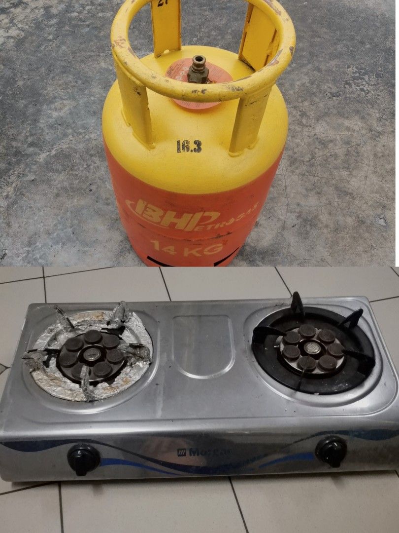 [USED] GAS COOKER + TONG GAS, TV & Home Appliances, Kitchen Appliances ...