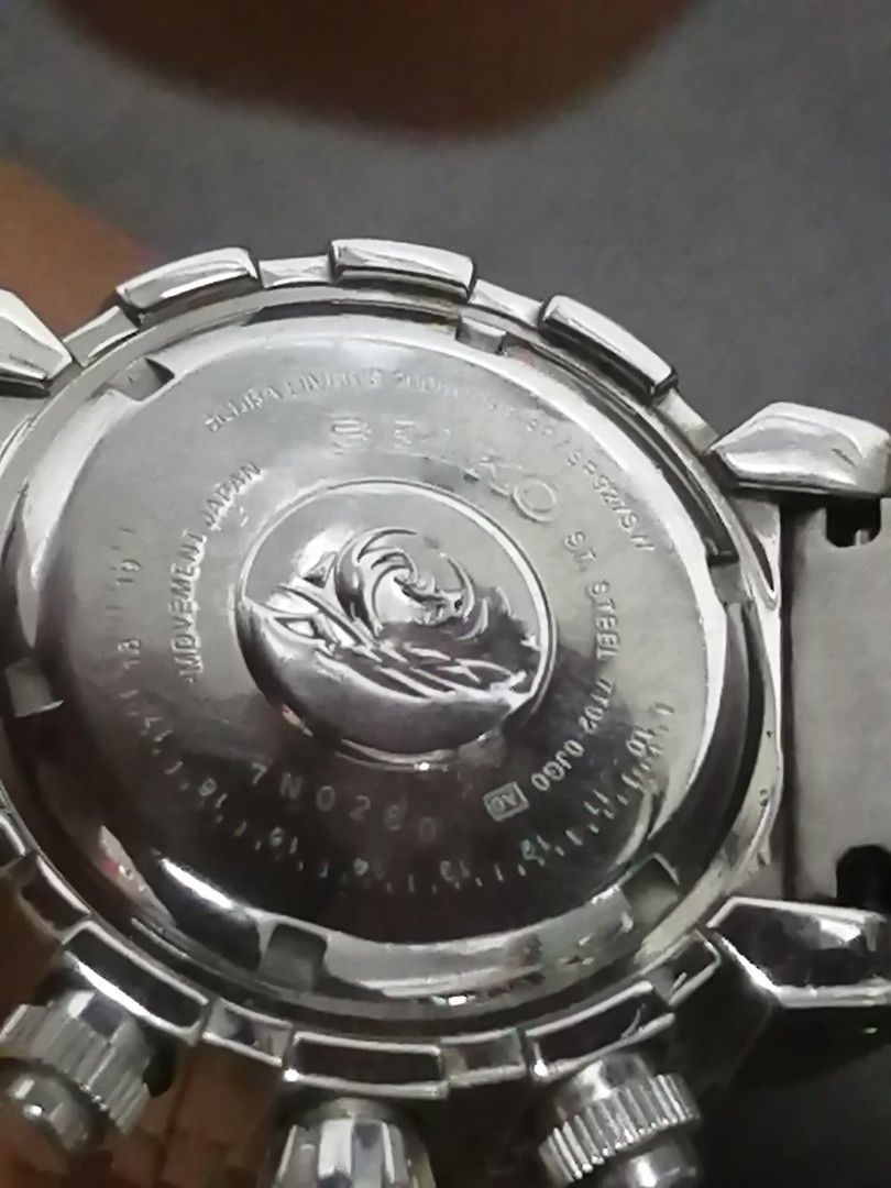 Very rare Authentic Seiko "Caesar" 7T92-0JG0 Yellow Dial Chronograph ...
