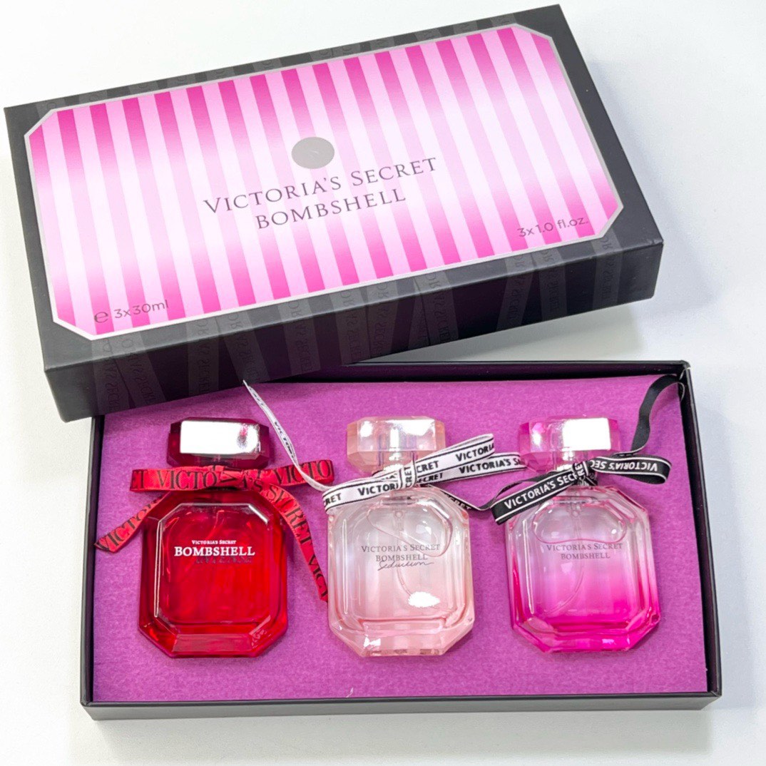 Victoria's Secret Bombshell Perfume Set 30ml*3, Beauty & Personal Care, Fragrance & Deodorants ...