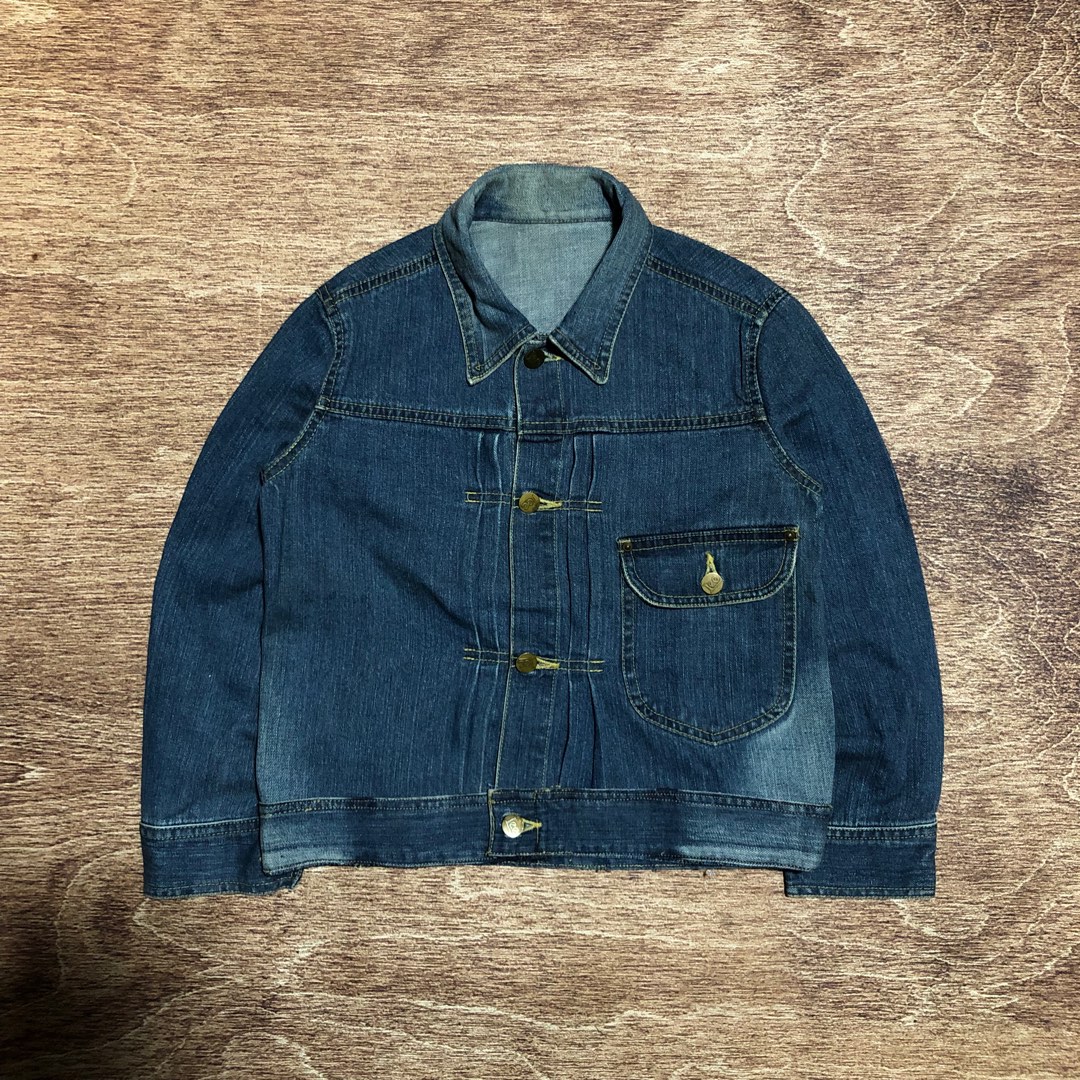 Vintage Lee Type 1 denim jacket, Fesyen Pria, Pakaian , Baju Luaran di ...