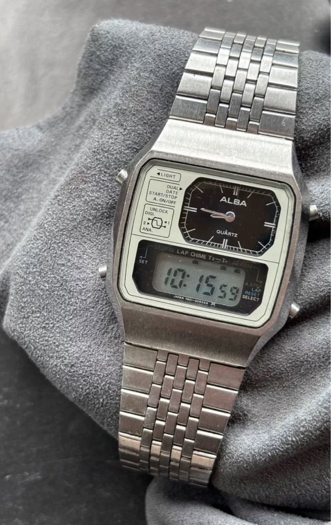 Vintage Seiko Alba Digital, Men's Fashion, Watches & Accessories ...