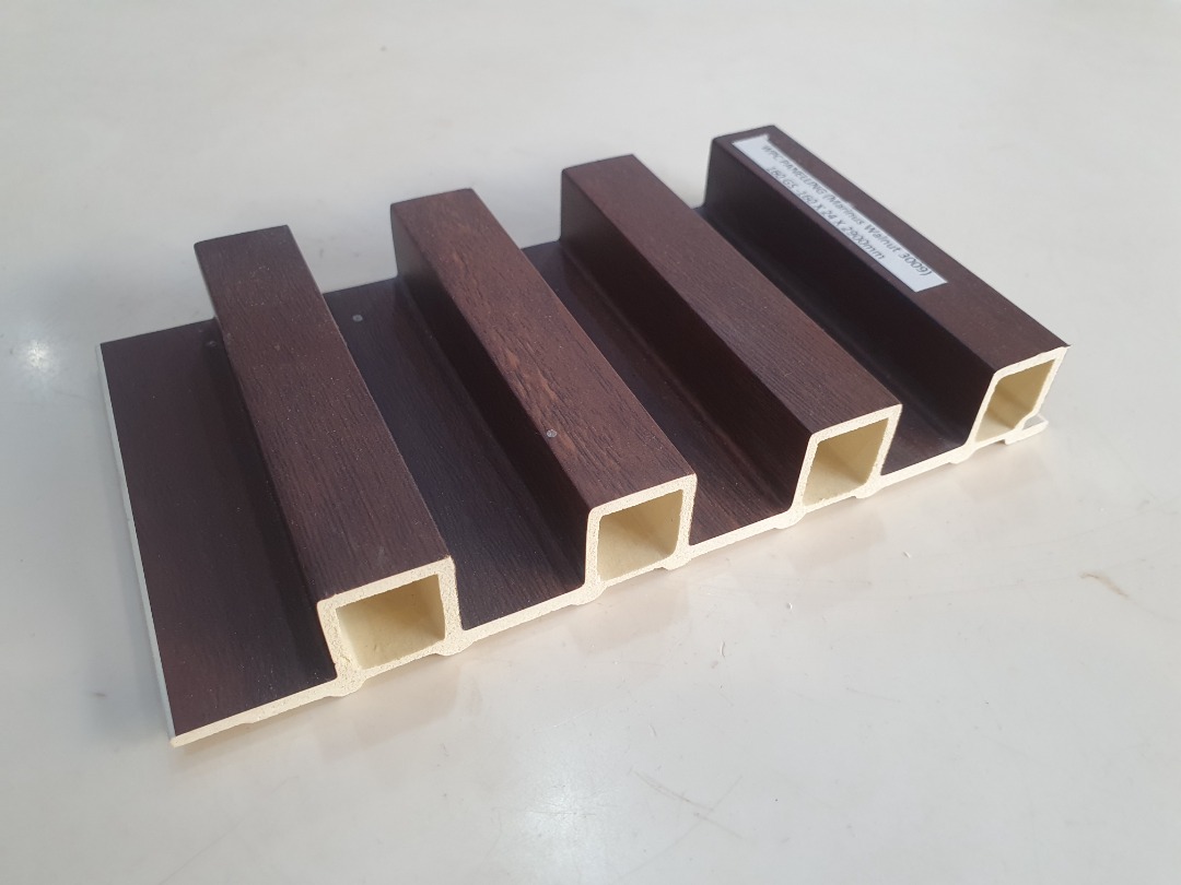WPC Fluted Panel Marinus Walnut, Commercial & Industrial, Construction ...