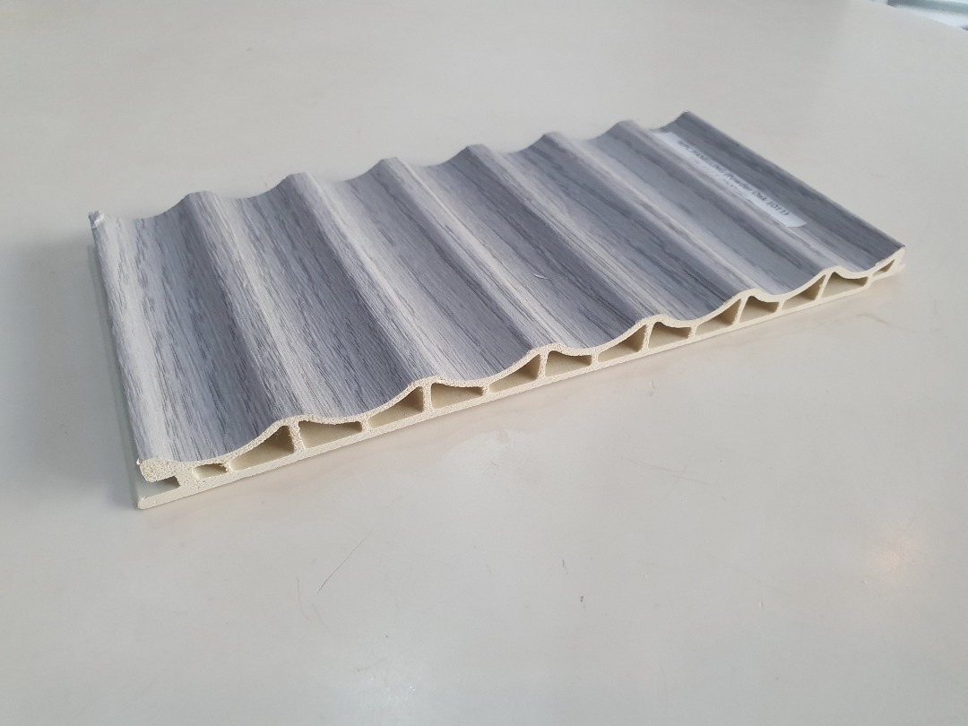 WPC Wall Panel - Concave Type Powder Oak, Commercial & Industrial ...