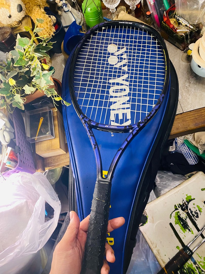 Yonex Tennis Racket Japan Blue, Sports Equipment, Sports & Games ...