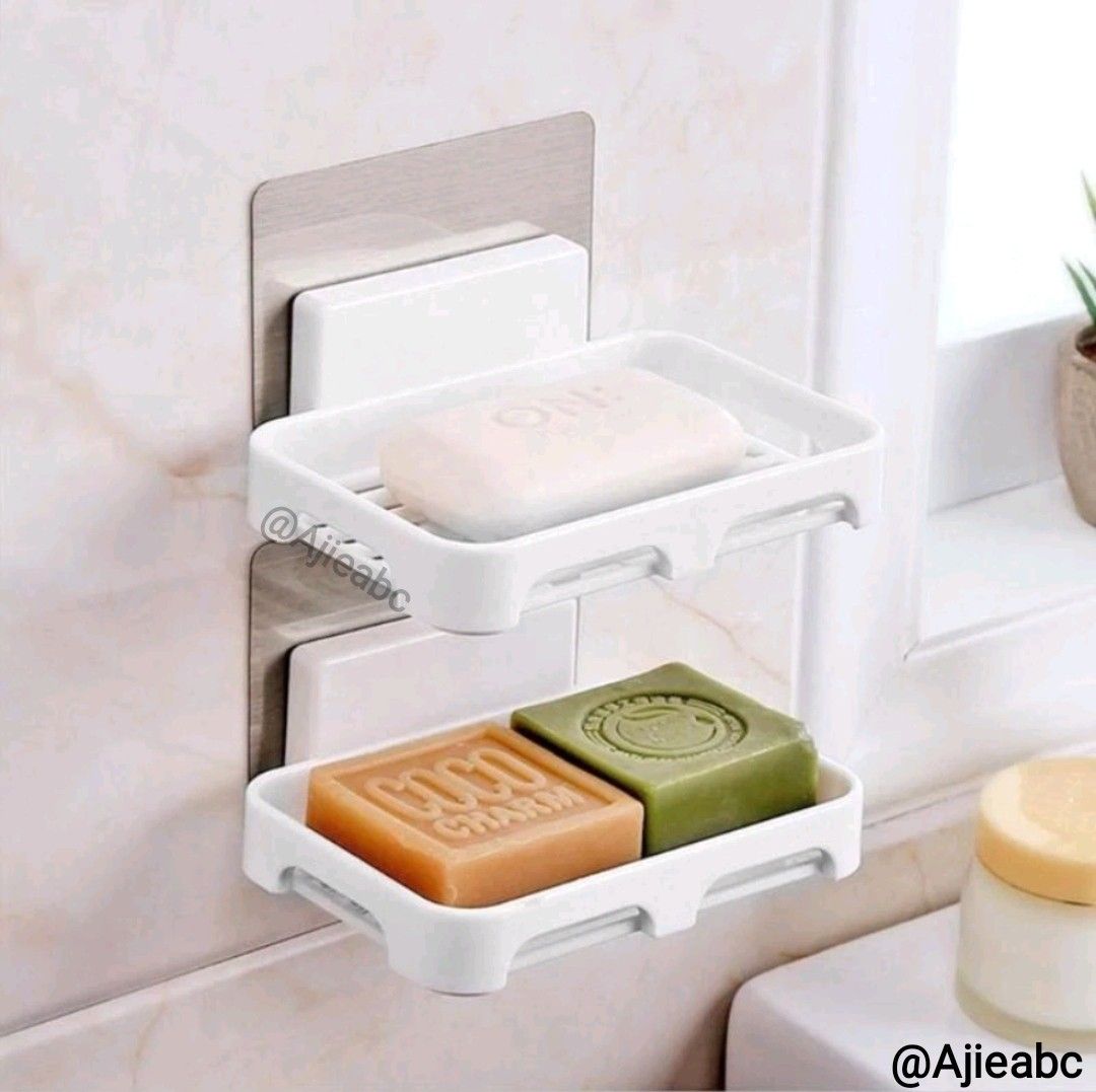 [1 set] Non-perforated Drainage Soap Box Wall-mounted Toilet Bathroom ...