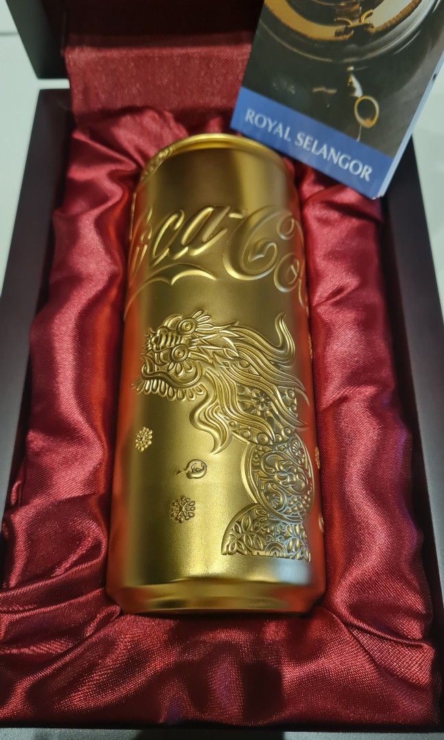 2024 Dragon Year 24K Coca-Cola Gold Plated Can by Royal Selangor ...