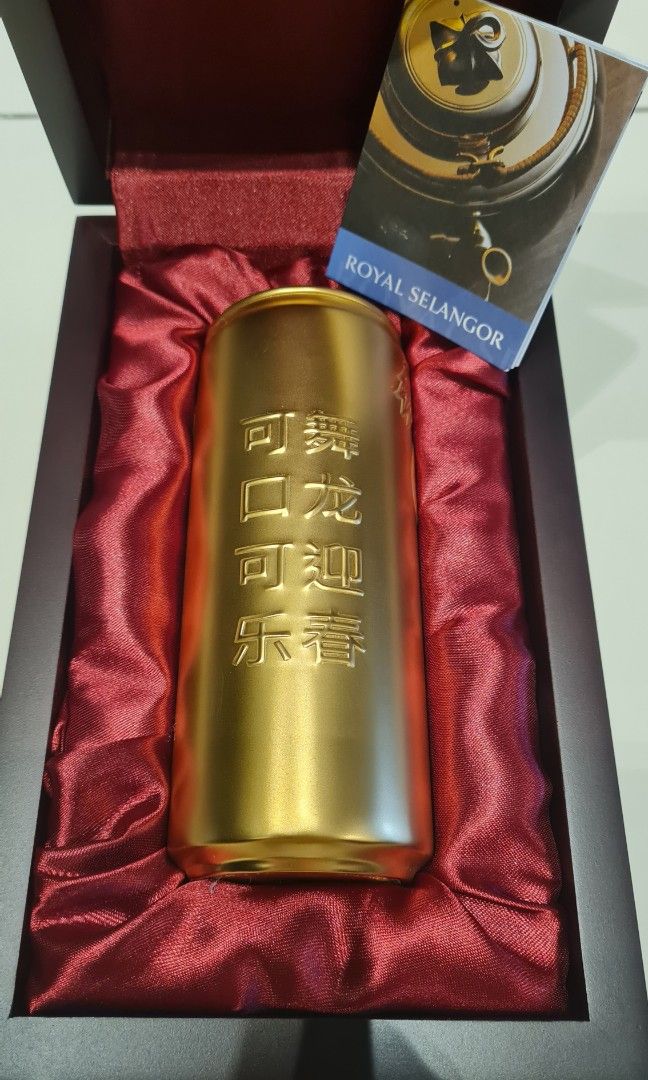2024 Dragon Year 24K Coca-Cola Gold Plated Can by Royal Selangor ...
