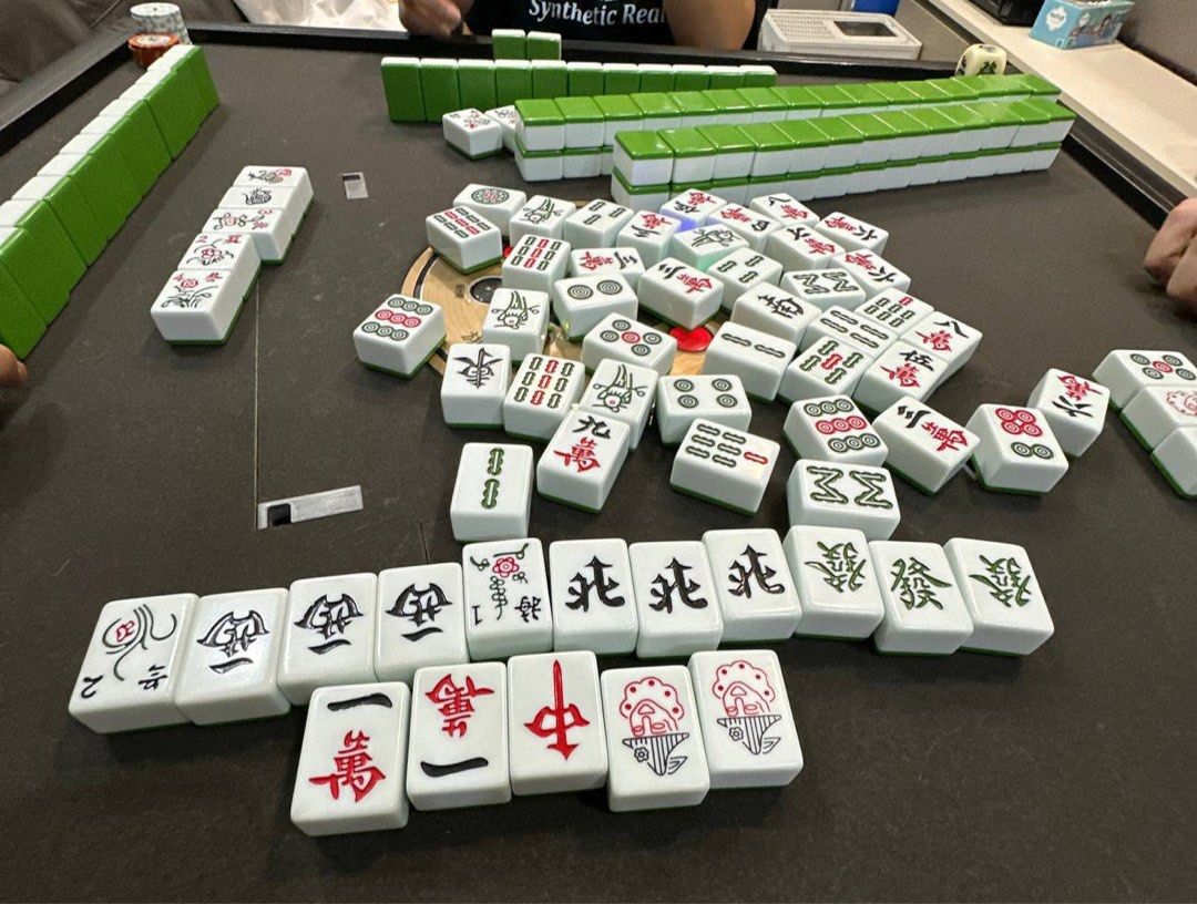 42MM auto mahjong table tiles, Hobbies & Toys, Toys & Games on Carousell