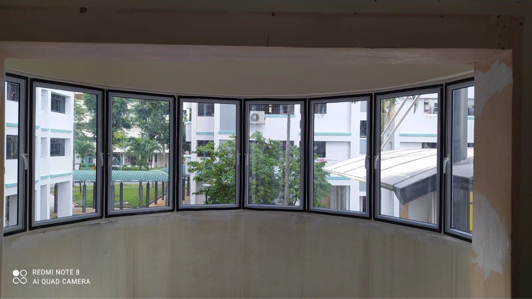 ALUMINIUM Swing Casement Window / Window Grille Grilles / Sliding ...