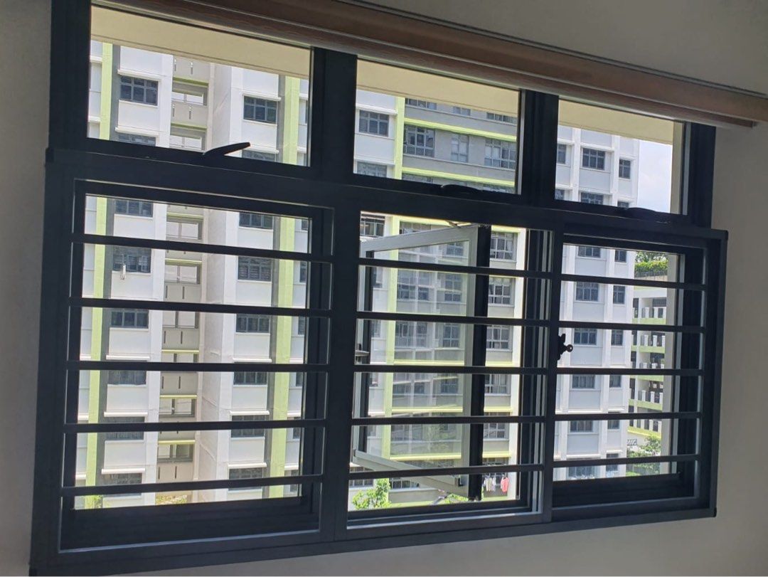 ALUMINIUM Swing Casement Window / Window Grille Grilles / Sliding ...