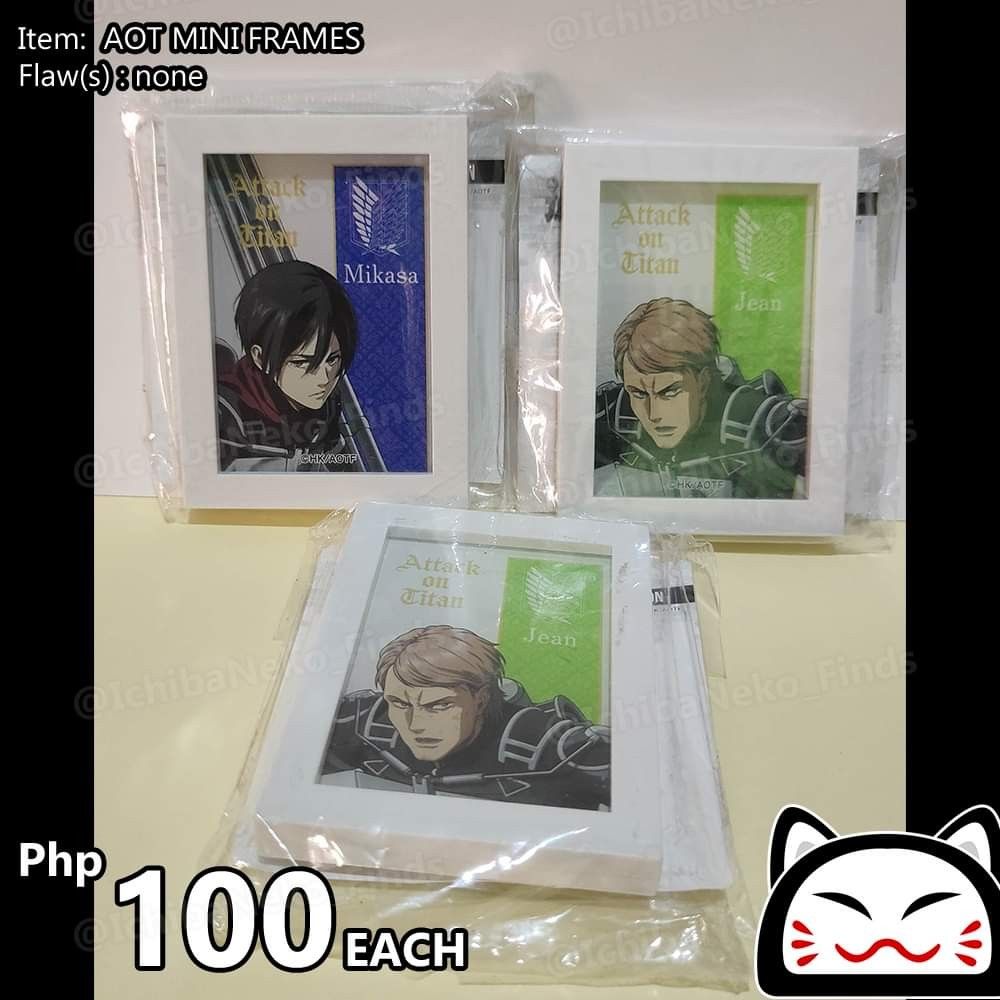 Attack on Titan Frames, Hobbies & Toys, Memorabilia & Collectibles, Fan ...