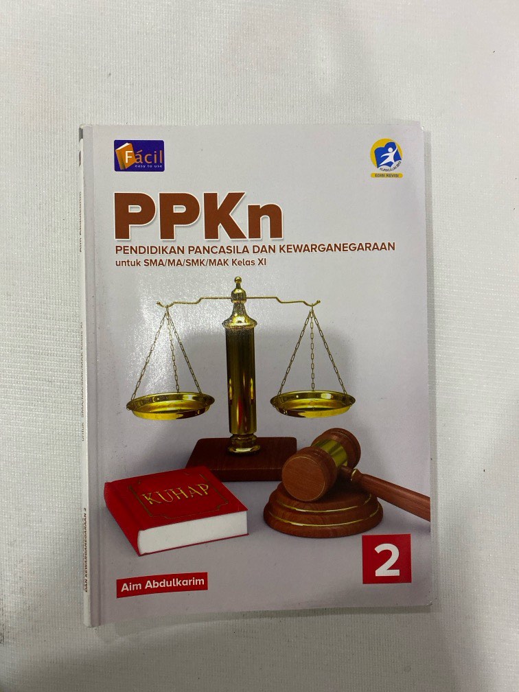 BUKU PPKN pendidikan pancasila, Buku & Alat Tulis, Buku Pelajaran di ...