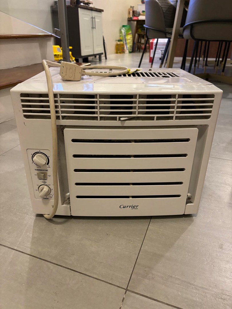 Carrier Optima Green Non-Inverter Top Discharge Window Type Aircon, TV ...