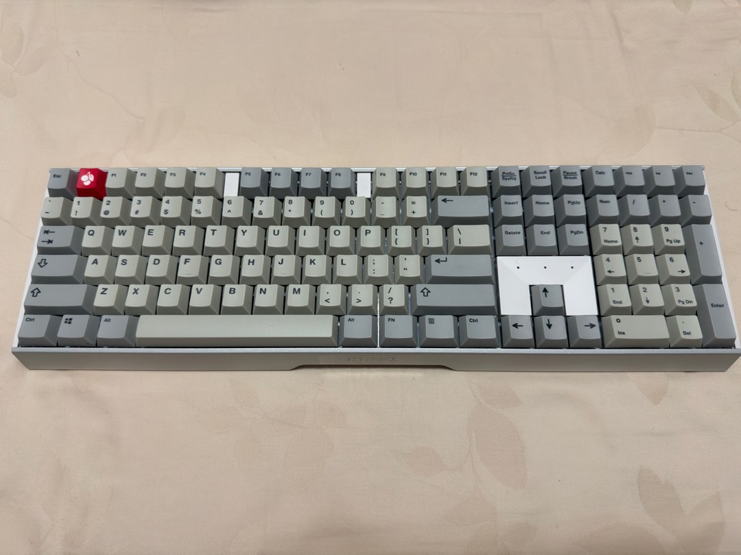 Cherry mechanical keyboard Mx 3.0 s brown switch wired with custom with ...
