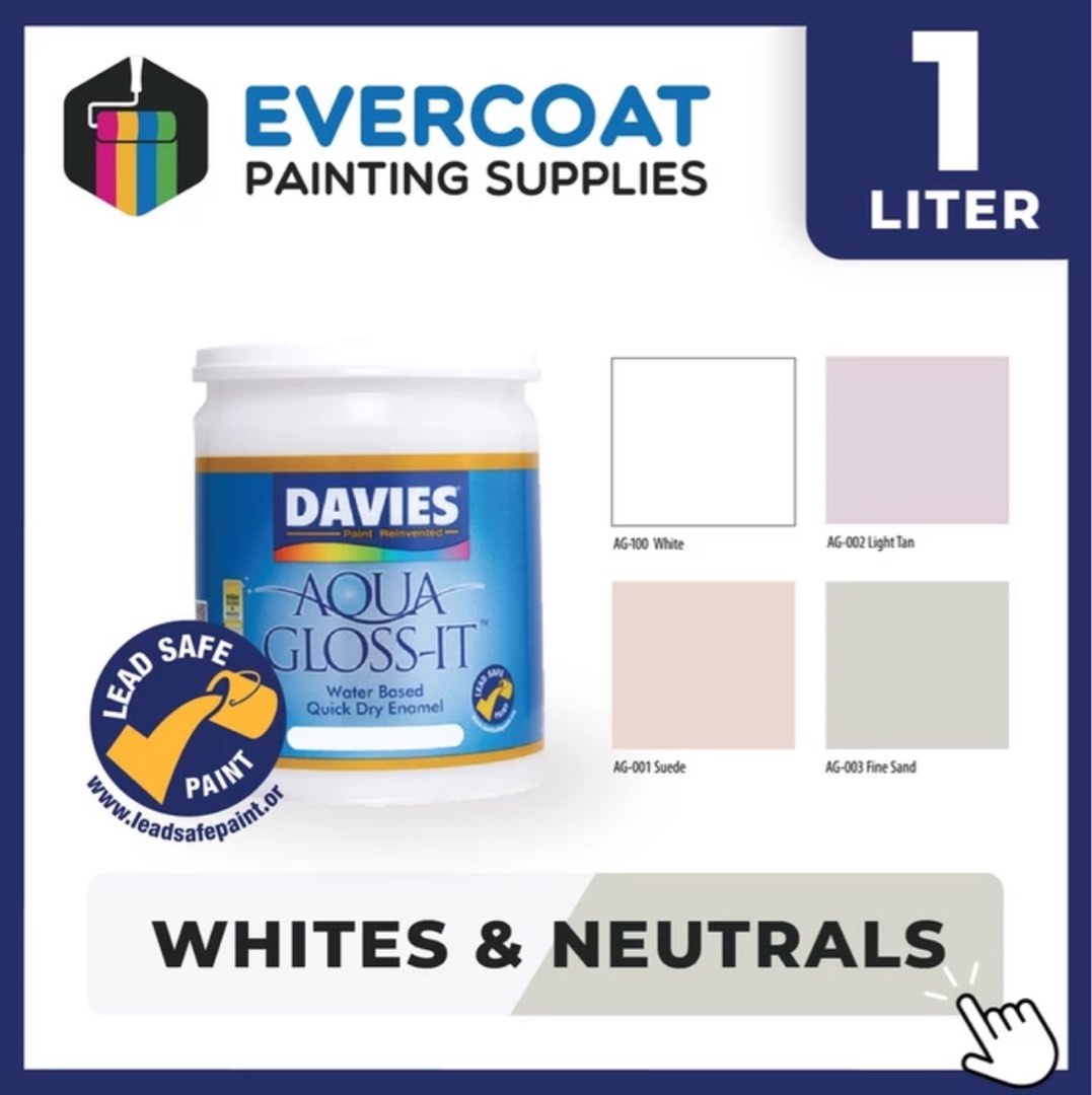 Davies white paint, Furniture & Home Living, Home Improvement ...