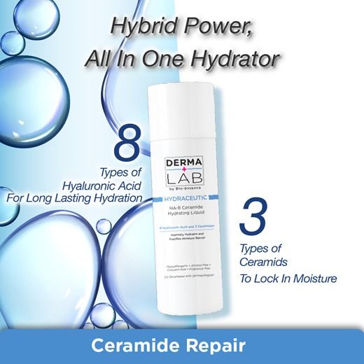Derma Lab Hydrating Liquid Hydraceutic HA-8 Ceramide 100ml, Beauty ...