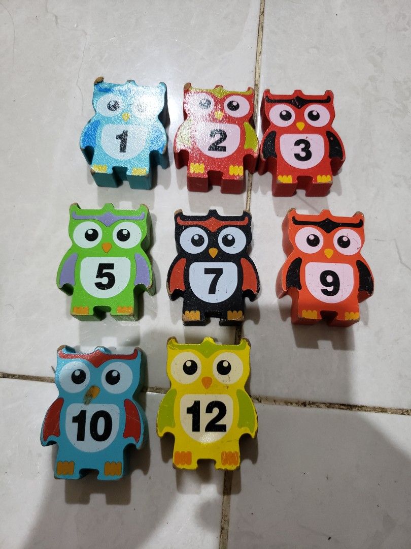 discovery toys stacking owls wood balancing acrobat set kid-powered ...