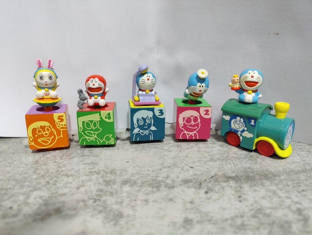 Doraemon Gashapon Train (set of 5), Hobbies & Toys, Toys & Games on ...