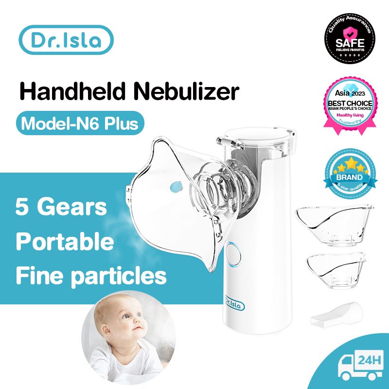 Dr. Isla Handheld Nebulizer Model N6 Plus, Health & Nutrition, Medical Supplies & Tools on Carousell
