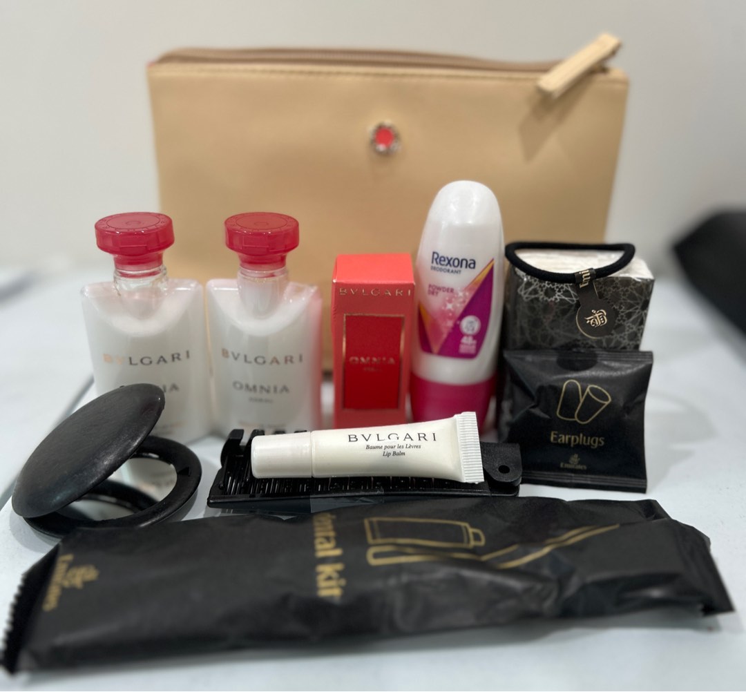 Emirates Bulgari amenity kit, Beauty & Personal Care, Bath & Body, Body ...