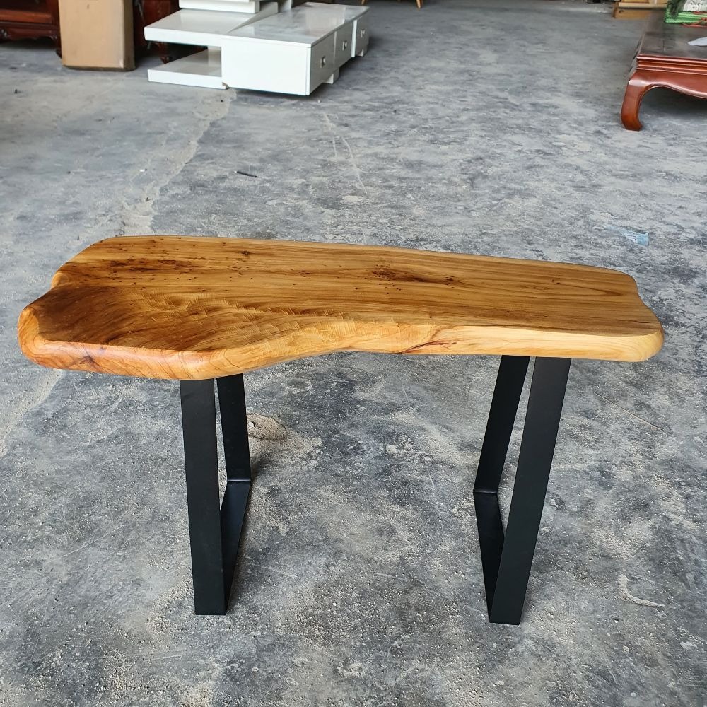 (F20001398) Cedar Wood Live edge Long Chair / Kerusi Panjang Pinggir ...