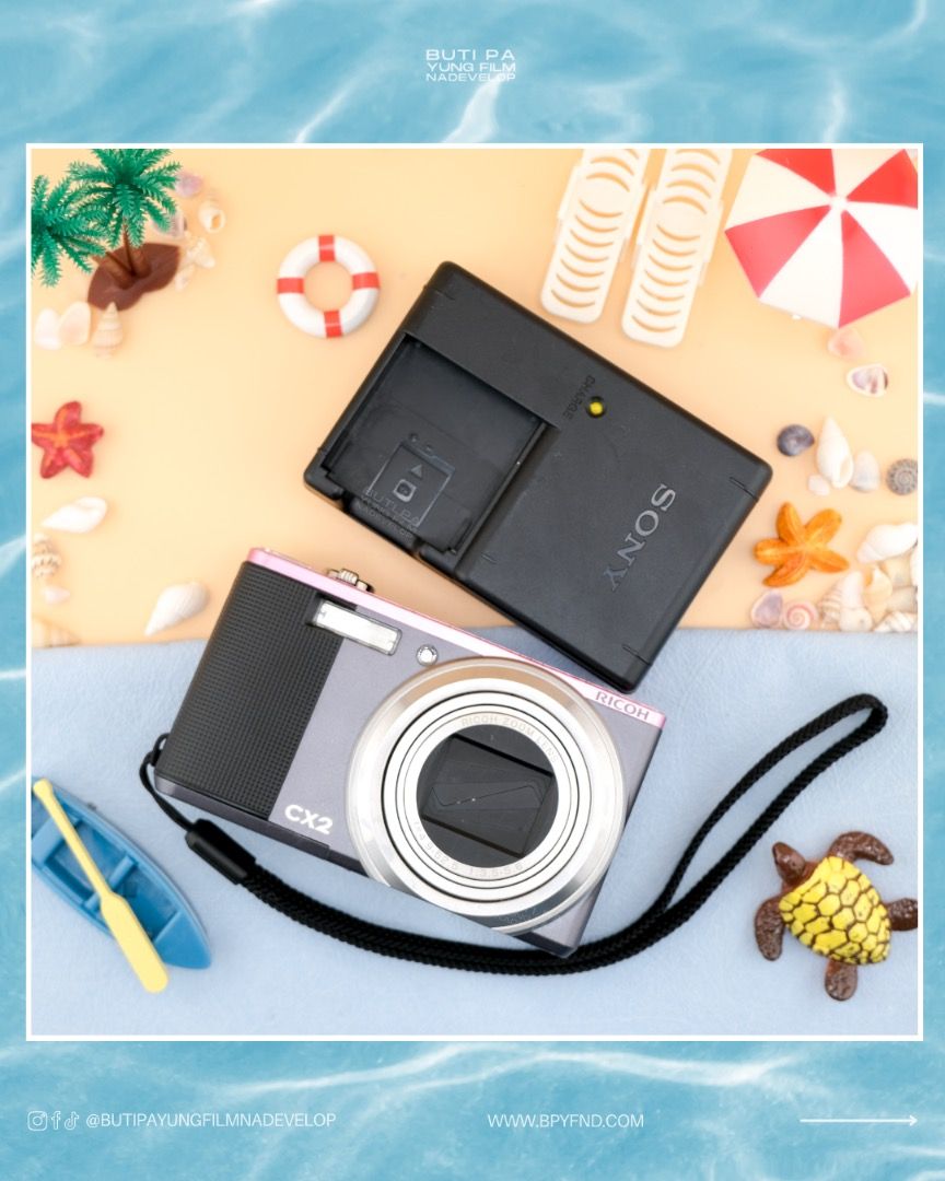 [FREE SHIPPING] RARE - RICOH Two-Tone CX2 (Black×Pink) | working ...