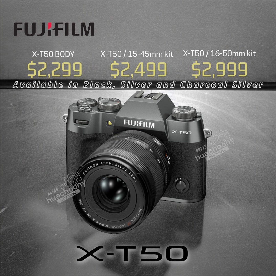 Fujifilm X-T50 PRE ORDER | XT50 15-45mm | XT 50 16-50mm | FUJI XT50 ...