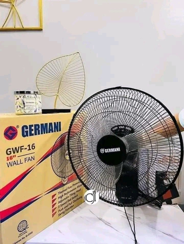 germani electric wall fan, Furniture & Home Living, Lighting & Fans ...
