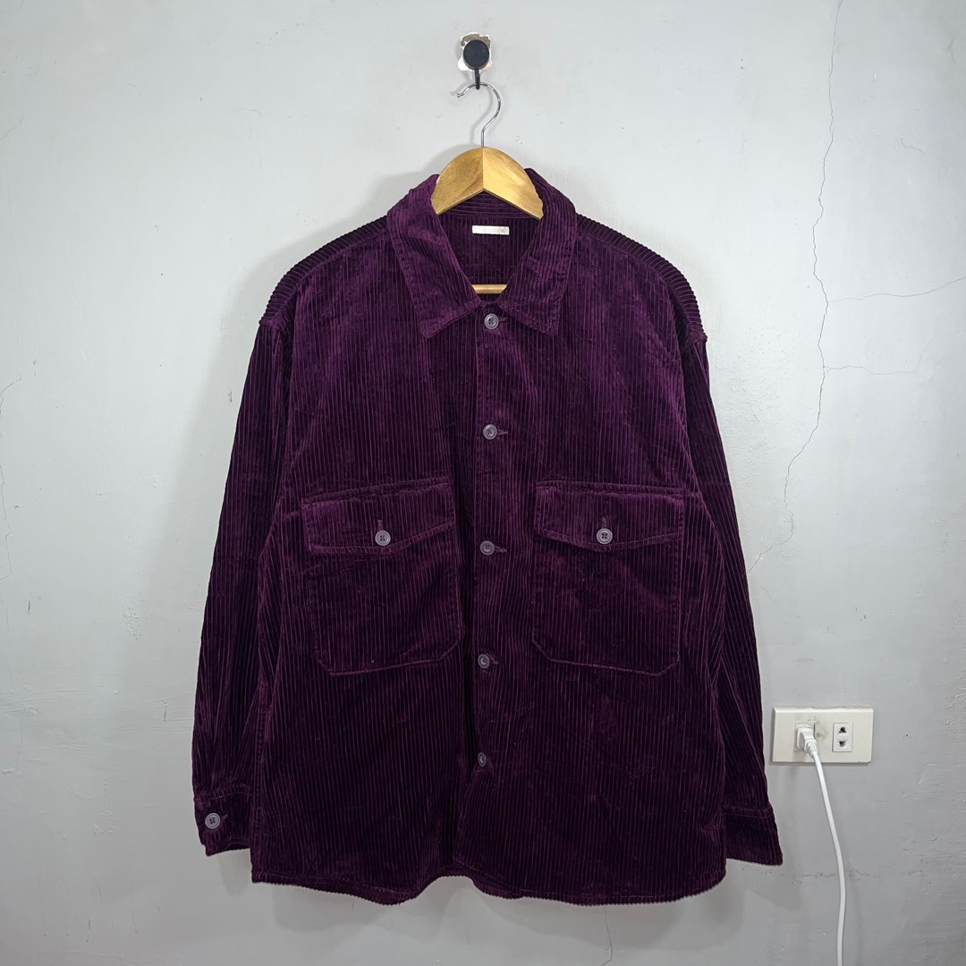 GU Corduroy Utility Jacket, Men's Fashion, Coats, Jackets and Outerwear ...