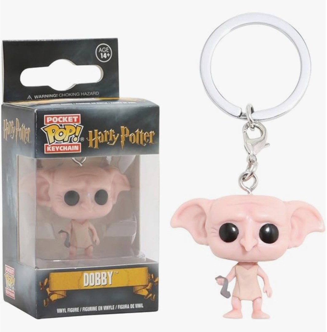 Harry Potter Funko Pop Dobby Keychain, Hobbies & Toys, Toys & Games on Carousell
