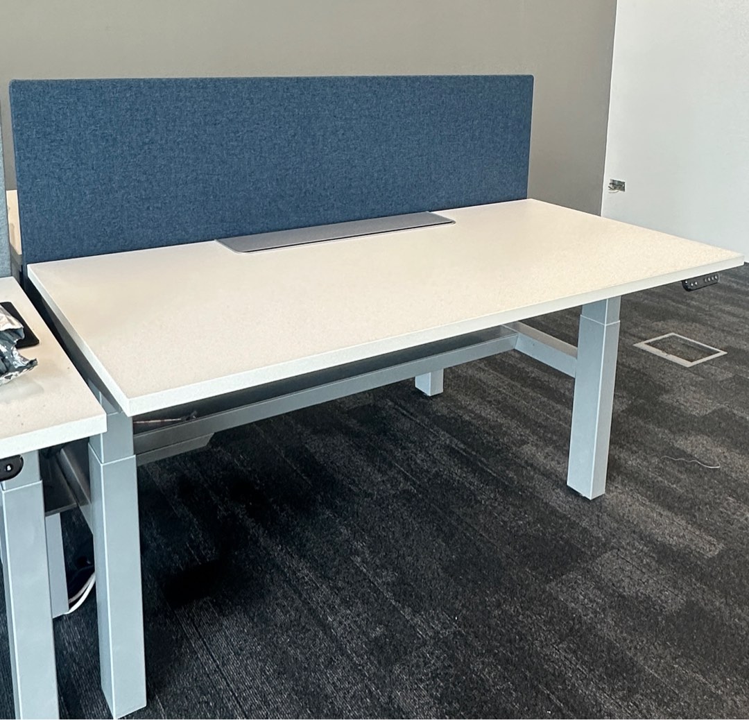 Haworth Height Adjustable Table, Furniture & Home Living, Furniture ...