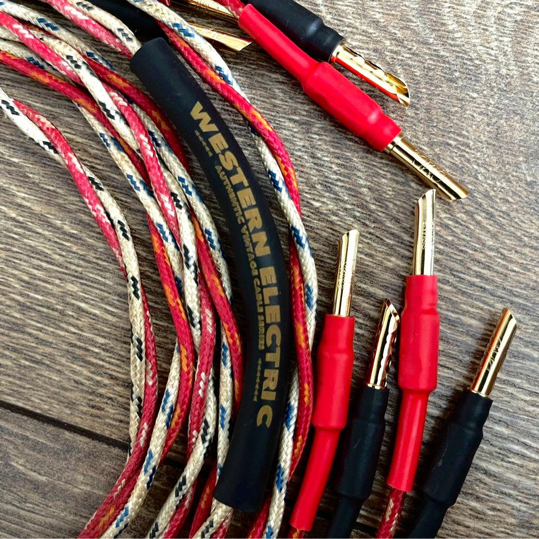 High-End Speaker Cables•made using NOS vintage 60s’ western electric ...