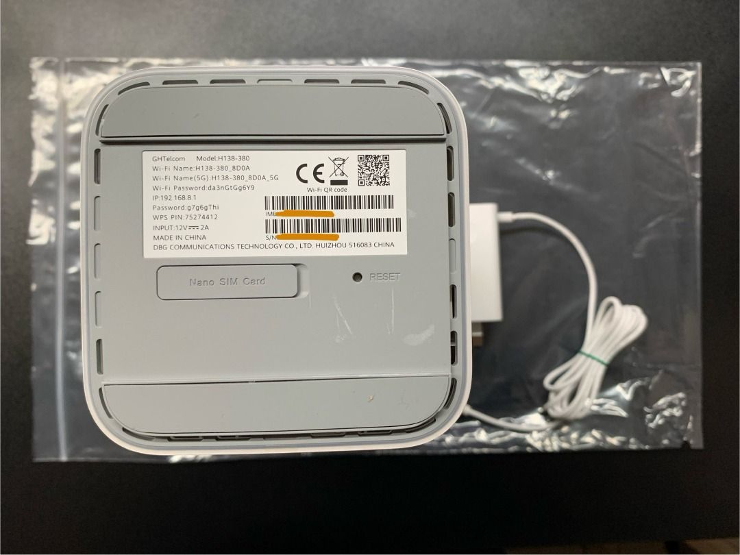 Huawei 5G CPE PRO 3 H138 1.8Gbps H138-380 Wi-Fi 6 AX1800 (CAN'T MODIFY ...