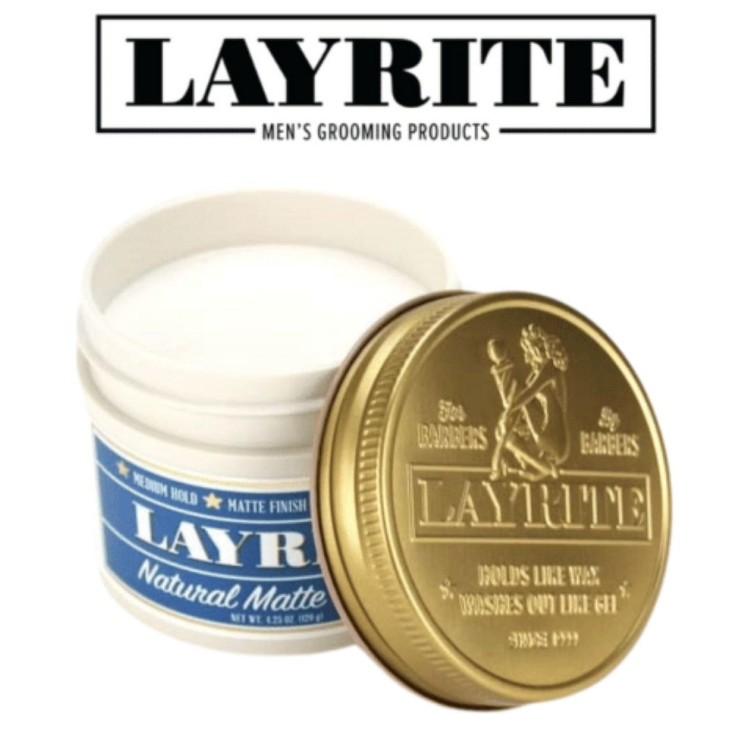IN-BOX Layrite Natural Matte Cream (1.5/ 4.25oz), Beauty & Personal ...