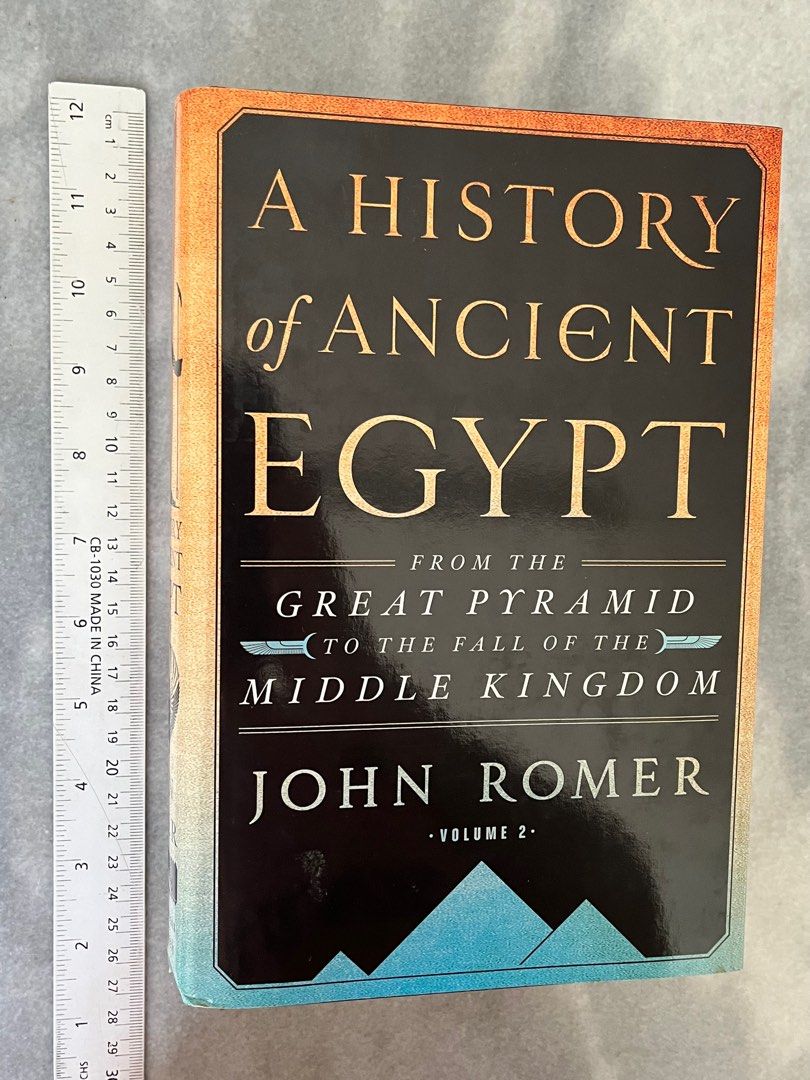 John Romer History of Ancient Egypt Vol 1&2, Hobbies & Toys, Books ...