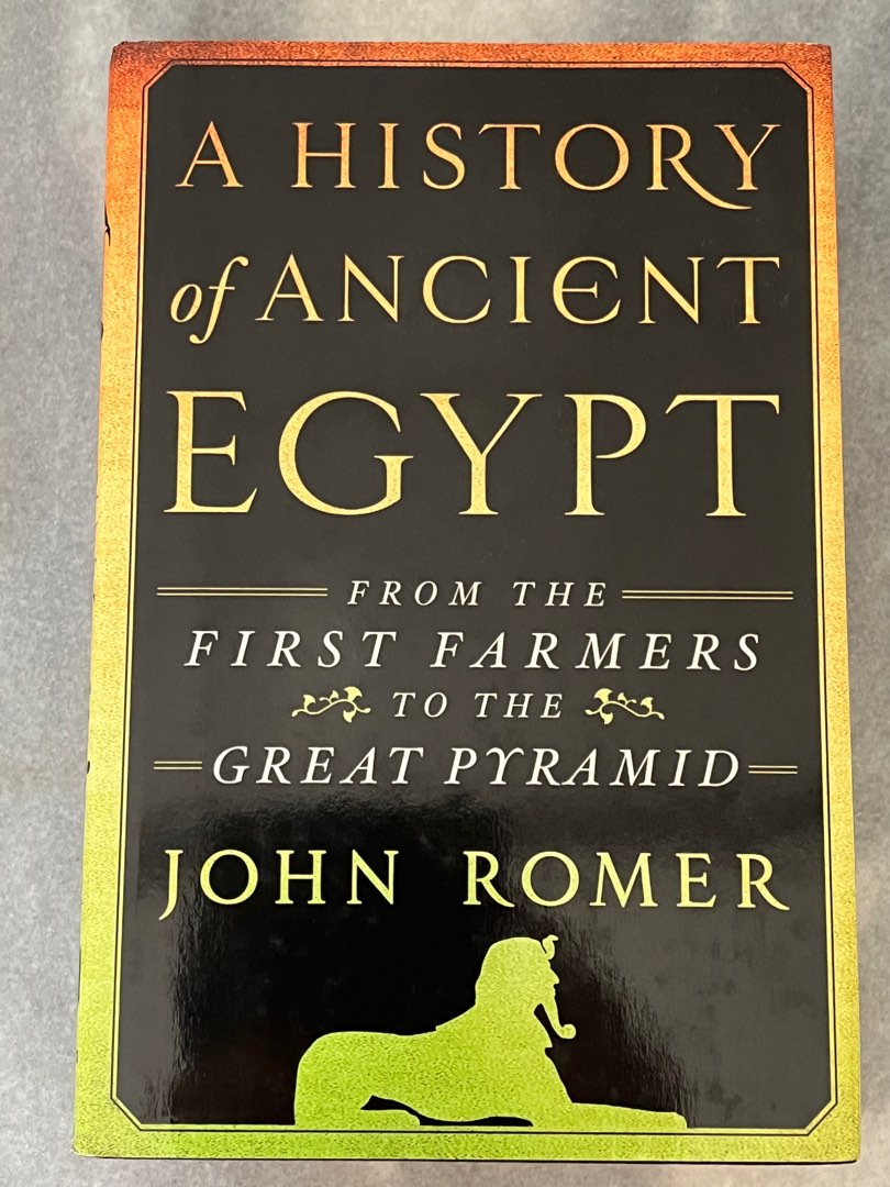 John Romer History of Ancient Egypt Vol 1&2, Hobbies & Toys, Books ...
