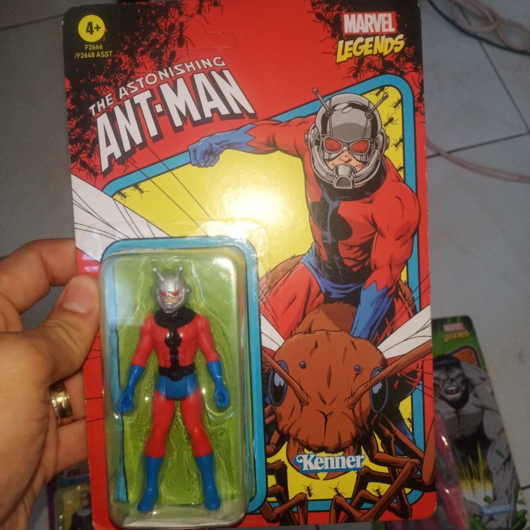 Kenner hasbro Marvel legends retro hulk, ant man & dare devil action ...