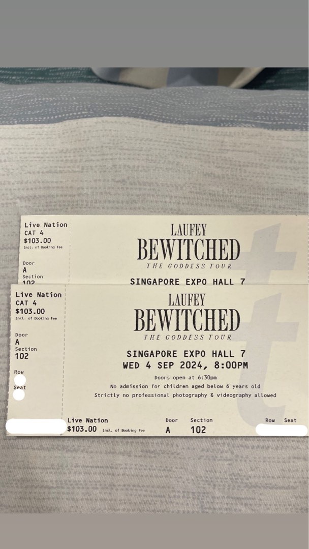 Laufey 2x Cat 4: 102, The Goddess Tour, Tickets & Vouchers, Event ...