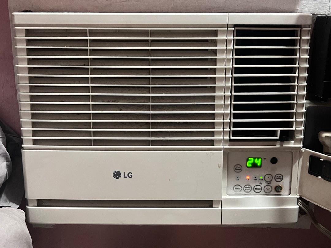 LG non inverter 1HP window type AC, TV & Home Appliances, Air ...