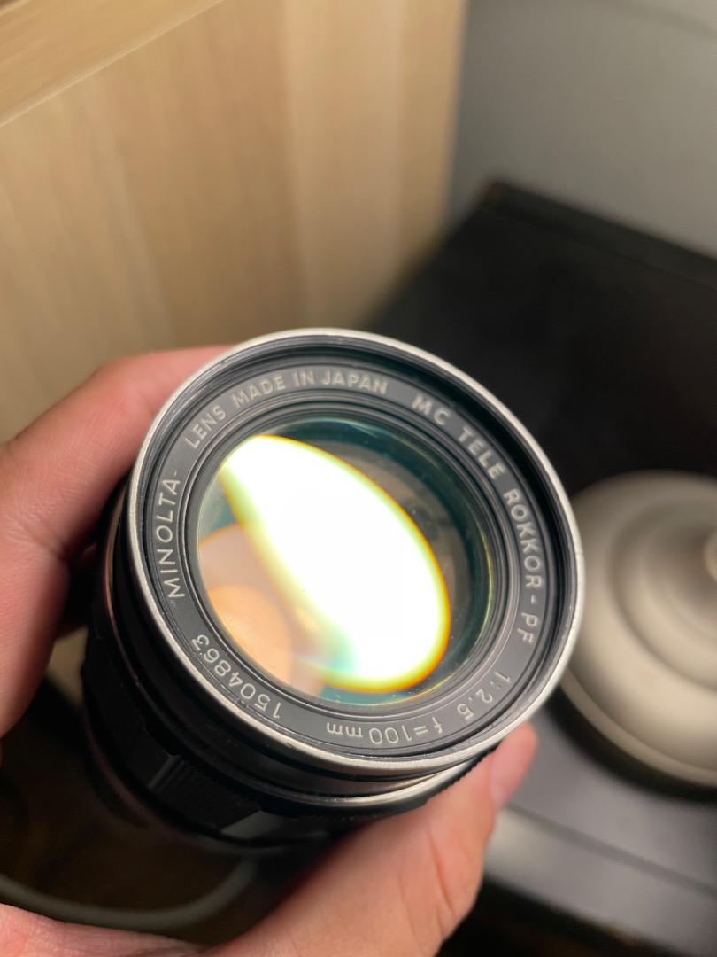 Minolta md mount tele rokkor-pf 100mm f2.5, Photography, Lens & Kits on ...